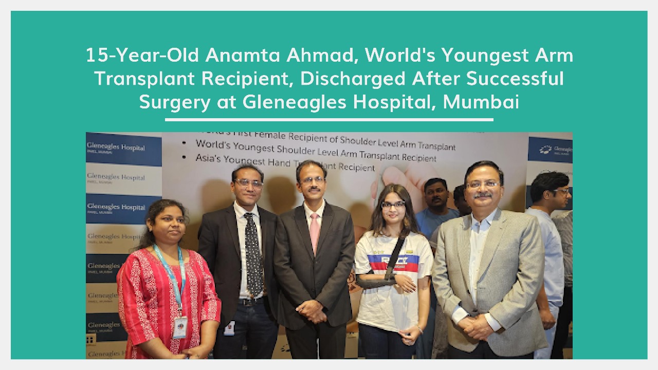 15-YEAR-OLD ANAMTA AHMAD, WORLD'S YOUNGEST ARM TRANSPLANT RECIPIENT ...