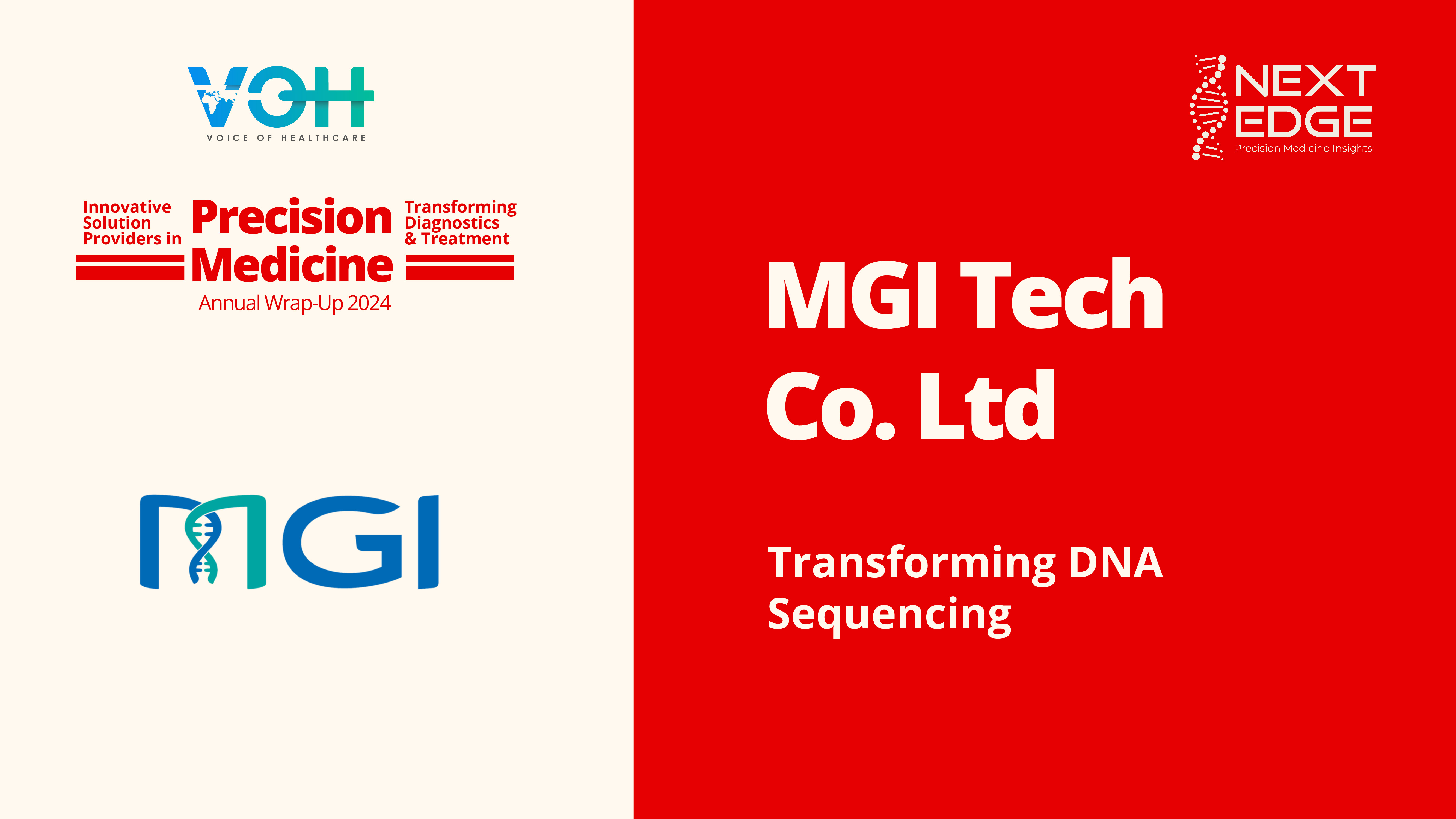 MGI TECH CO. LTD.: TRANSFORMING DNA SEQUENCING | MGI Tech | DNA ...